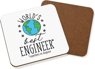 Gift Base Worlds Best Ingenieur Untersetzer Getr&auml;nke-unterlage