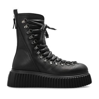 AGL Dromo Plateau-Stiefeletten - - Shoes - Damen - Schwarzk - 39 EU