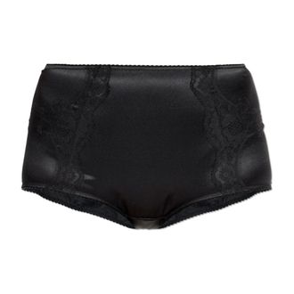 Dolce & Gabbana Femme, Sous-v&ecirc;tements, Noir, Taille: 44 FR Culottes Taille Haute