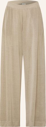 Alaia Alaïa Strickhose Aus Leinen beige