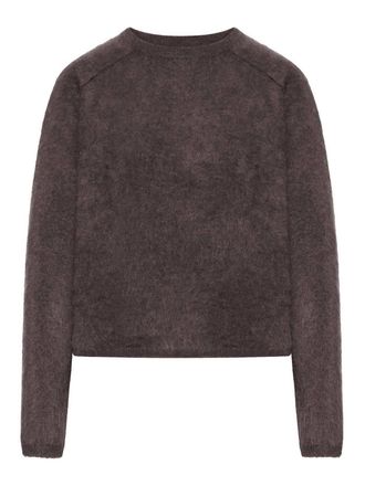 Lisa Yang Pull Col Rond - Marron