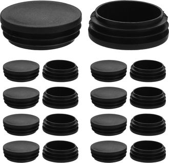NUOBESTY 50st&uuml;cke Rundkappen F&uuml;r Rohrenden Passend F&uuml;r Metallstuhlbeine M&ouml;belstopfen rutschfest Zum Schutz Von Stuhl Und Hockerspitzen