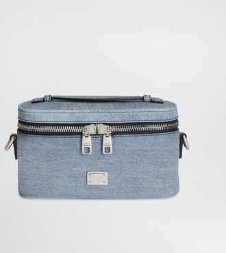 Dolce & Gabbana Minibag Atene Aus Denim-nubuk - Mann Schultertasche Denim Onesize
