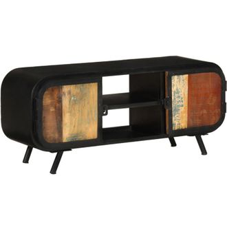 vidaXL TV-Schrank 110x30x45 cm Altholz Massiv - Vidaxl