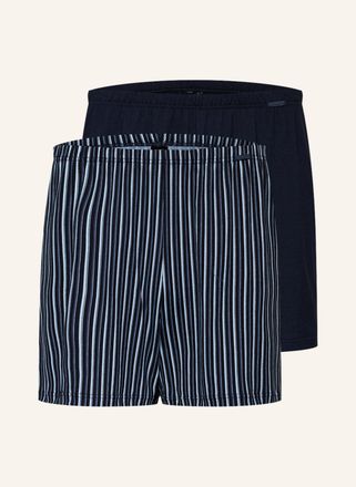 CALIDA Calida 2er-Pack Boxershorts Prints Benefit blau