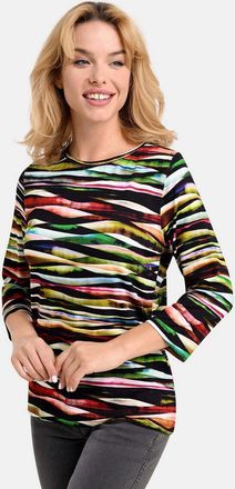 Bicalla T-Shirt Shirt Wavy Stripe - 20/black-multi (1-tlg)