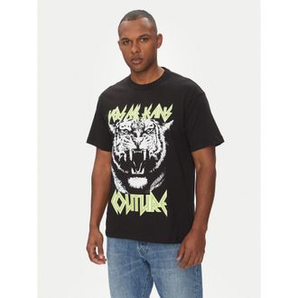 Versace Jeans Couture T-Shirt 78GAHT06 Schwarz Regular Fit