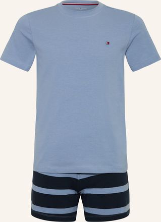 Tommy Hilfiger Shorty-Schlafanzug blau