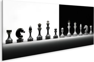 Islandburner Prime Bild auf Leinwand Komplettset Schach Bilder Wandbilder Poster