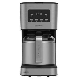 Cecotec Tropfkaffeemaschine Coffee 66 Drop & Thermo Time, 950 W, 1,2 L, 10 Tassen, LCD-Display, 24-Stunden-Timer, Tropf-Stopp-System, Überhitzungsschutz, 6 Sc