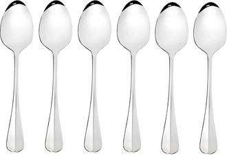 Stanley Rogers Kaffeel&ouml;ffel Brooklyn - Hochwertiger Edelstahl, 6er Set, Sp&uuml;lmaschinengeeignet