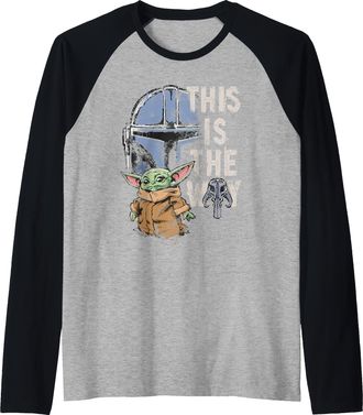 Star Wars The Mandalorian and Grogu This is The Way Graphic Raglan
