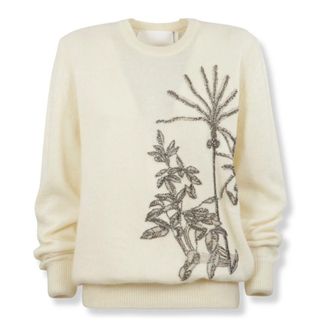 Costarellos Costarellos, Femme, Pulls, Blanc, Taille: 38 FR Noemie Mohair Wool Sweater