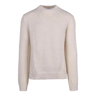 Jil Sander Rundhals-Pullover - - Knitwear - Herren - Wei&szlig; - L