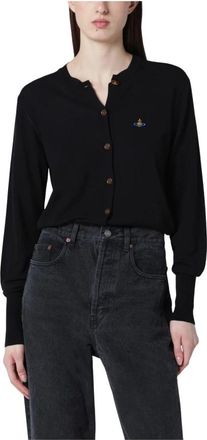 Vivienne Westwood Femme, Pulls, Noir, Taille: 36 FR Bea Cardigan