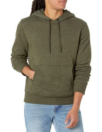 Amazon Essentials Herren Pullover-Sweatshirt Mit Kapuze, In Gro&szlig; Und Schwer Erh&auml;ltlich, Olivenheide, XXL