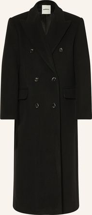 Sandro Sandro Wollmantel schwarz