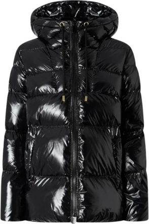 Pinko Pinko, Femme, Vestes, Noir, Taille: 38 FR Eleodoro Caban Jacket