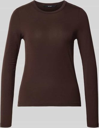 Vero Moda Slim Fit Langarmshirt aus Lyocell-Mix Modell ADA