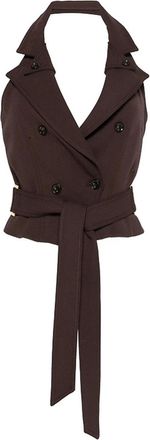 Elisabetta Franchi Gilet - Marron