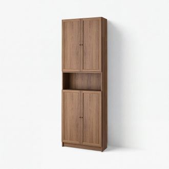 IKEA BILLY / OXBERG Regalkombination mit T&uuml;ren/Aufsatz