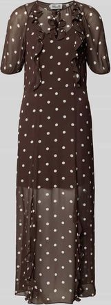 Baum Und Pferdgarten Regular Fit Maxikleid mit R&uuml;schenbesatz