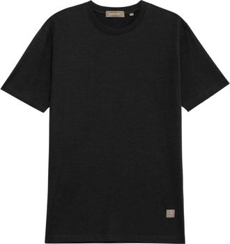 Gianni Lupo Homme, Tops, Noir, Taille: M T-shirt Girocollo