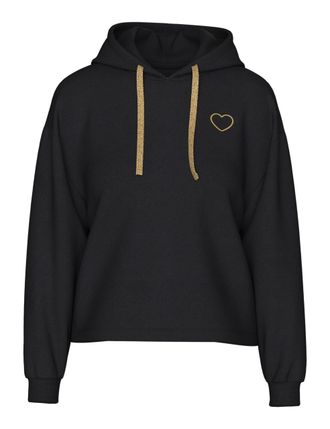 Pieces Pcchilli Ls Heart Hoodie Noos Bc