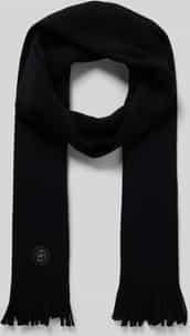 HUGO BOSS Schal aus reiner Schurwolle Modell ALBAS_BADGE