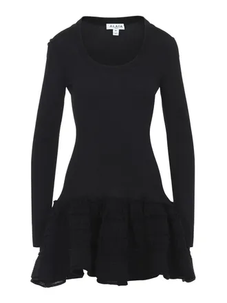 Alaia Robe Courte - Noir