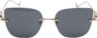Valentino Garavani Lunettes De Soleil - Gris
