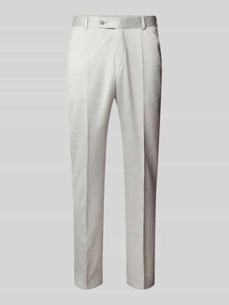 Wilvorst Regular Fit Anzughose mit B&uuml;gelfalten