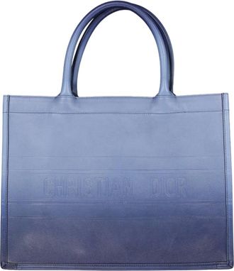 Dior Femme, Sacs, Bleu, Taille: ONE Size Medium Book Tote