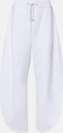 Alaia Alaïa Pantalon de survêtement barrel en coton