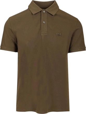 C.P. Company C.p. Company, Homme, Tops, Brun, Taille: XL Logo Polo