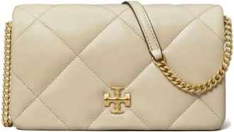Tory Burch Femme, Sacs, Beige, Taille: ONE Size Kira Diamond Quilt Crossbody