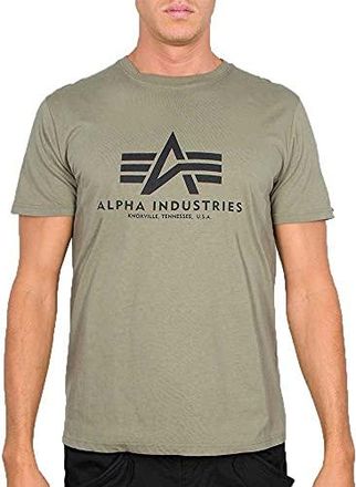 Alpha Industries Alpha Indutries Basic T-Shirt T-Shirt pour Homme Olive