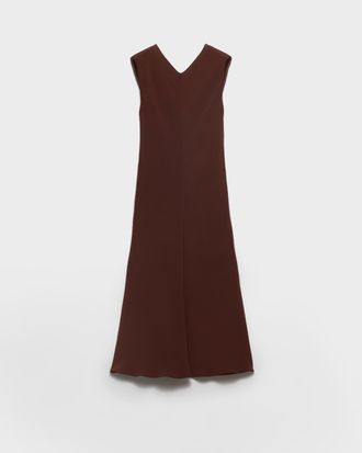 Prada Midikleid aus Satin-Crêpe