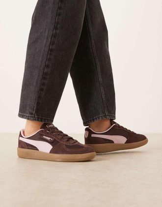 Puma Palermo Vintage - Sneaker in Schokobraun-Brown
