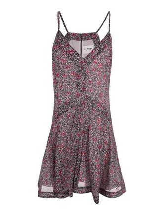 Isabel Marant Robe Courte - Rouge Brun