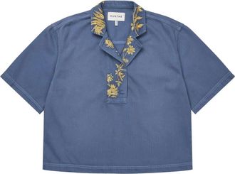 Munthe Femme, Tops, Bleu, Taille: 34 FR Polo Chemises