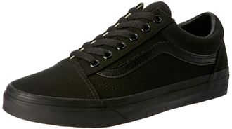 Vans Old Skool, VD3HBKA, Unisex-Erwachsene Sneakers, Schwarz (black/black (canvas), 44.5 EU, VN000D3H