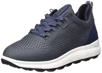 Geox Femme D Spherica 4X4 B Abx Sneakers, Dk Jeans/Lt Grey, 35 EU