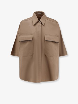 Brunello Cucinelli Linen and cotton blend shirt - BRUNELLO CUCINELLI - gender_Woman