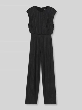 HUGO BOSS Jumpsuit mit plissierter Struktur