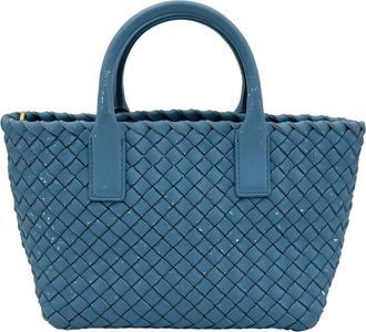 Bottega Veneta Crossbody Bags - Bottega Veneta Mini Cabat - Green - Gr. unisize - in Blau - f&uuml;r Damen
