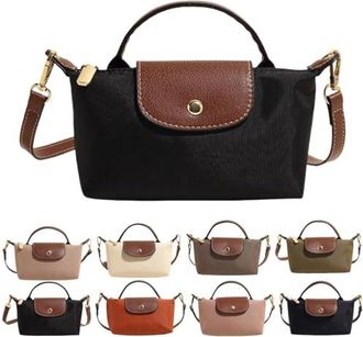 Generic Mini sac bandouli&egrave;re tendance pour femme, sac carr&eacute; uni vintage, petit sac &agrave; main polyvalent avec bandouli&egrave;re r&eacute;glable (Black)