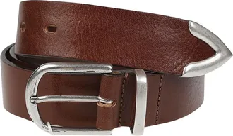 Les Deux Ceinture en cuir Witten - Homme - Accessoires - Brun - Taille: 85 CM