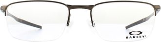 Oakley Rectangular Dark Green Mens Lunes Frames
