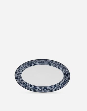 Dolce & Gabbana Porzellanplatte - Servierplatten Mehrfarbig Onesize